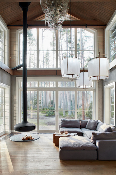 Светильники для высоких потолков: 30+ идей и примеров | myDecor
